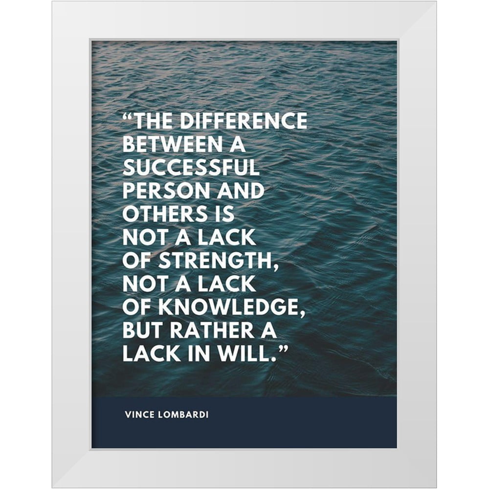 ArtsyQuotes 12x14 White Modern Wood Framed Museum Art Print Titled ...