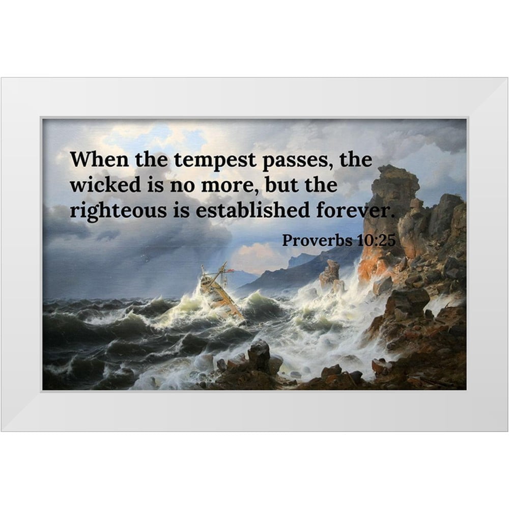 ArtsyQuotes 14x10 White Modern Wood Framed Museum Art Print Titled ...