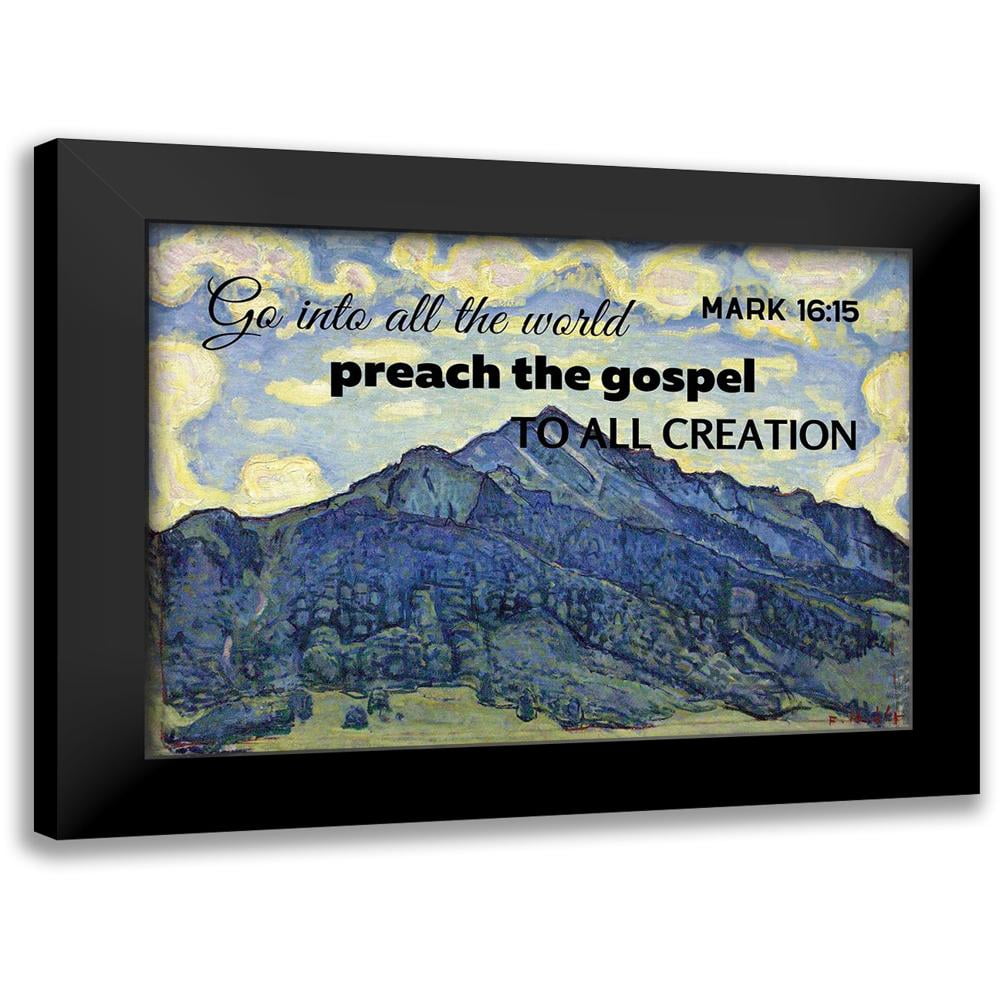 ArtsyQuotes 14x11 Black Modern Framed Museum Art Print Titled - Bible ...