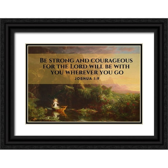 ArtsyQuotes 14x11 Black Ornate Wood Framed with Double Matting Museum ...