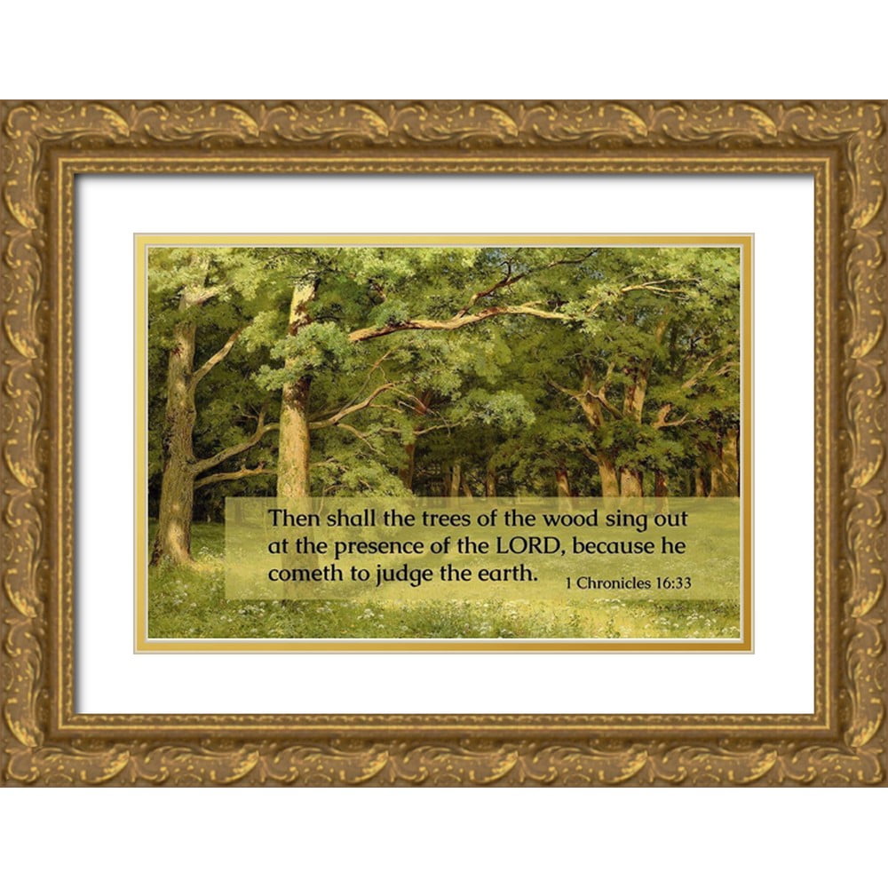 ArtsyQuotes 14x11 Gold Ornate Wood Framed with Double Matting Museum ...