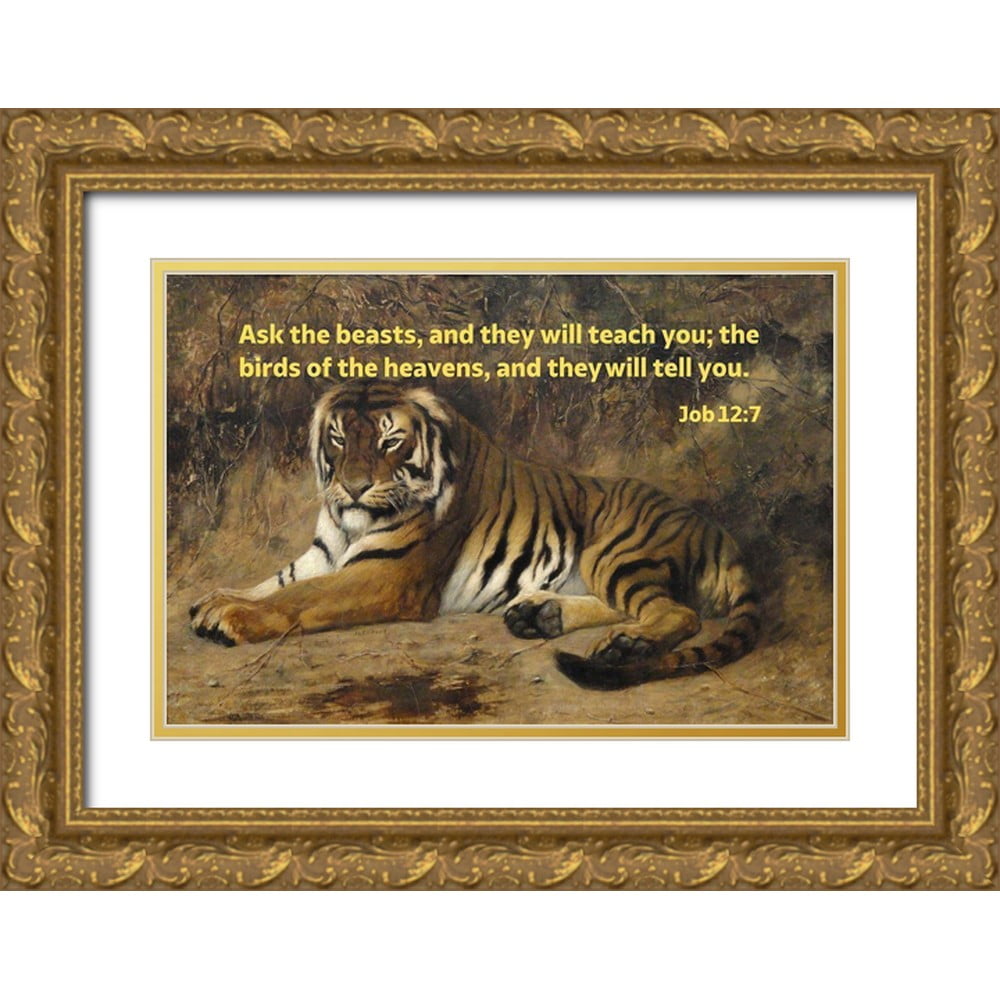 ArtsyQuotes 14x11 Gold Ornate Wood Framed with Double Matting Museum ...