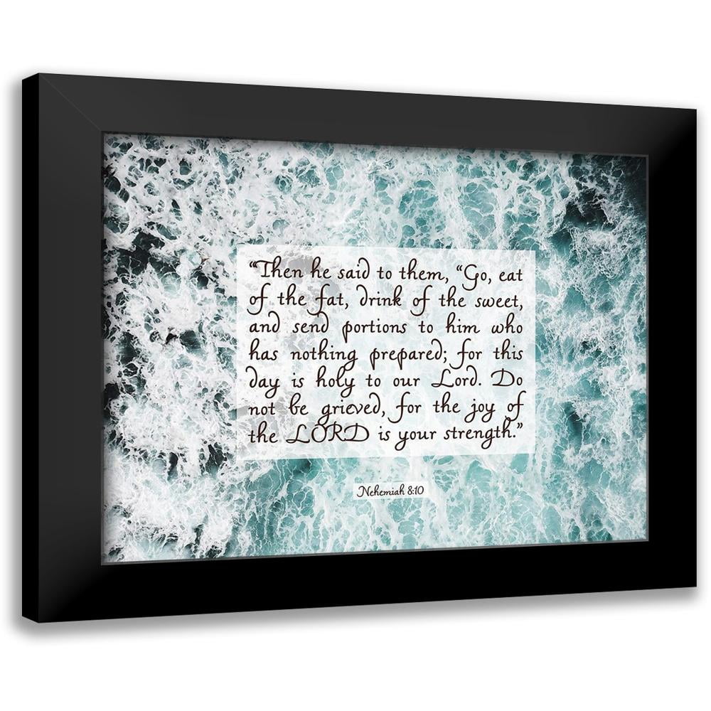 ArtsyQuotes 14x12 Black Modern Framed Museum Art Print Titled - Bible ...