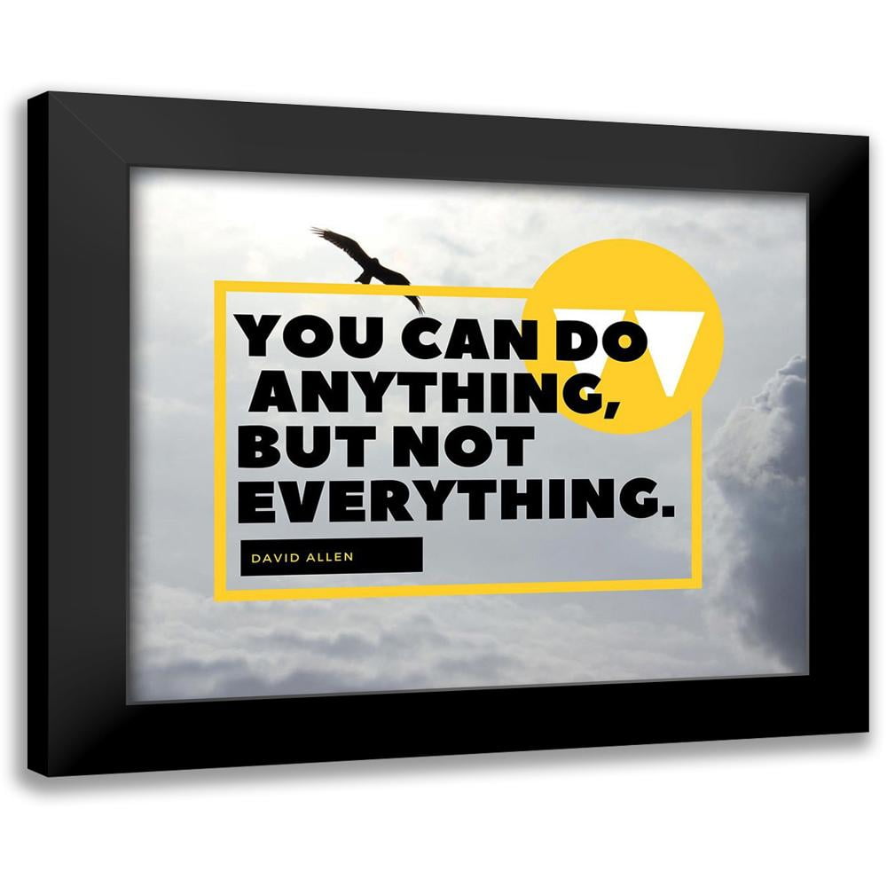 ArtsyQuotes 14x12 Black Modern Framed Museum Art Print Titled - David ...