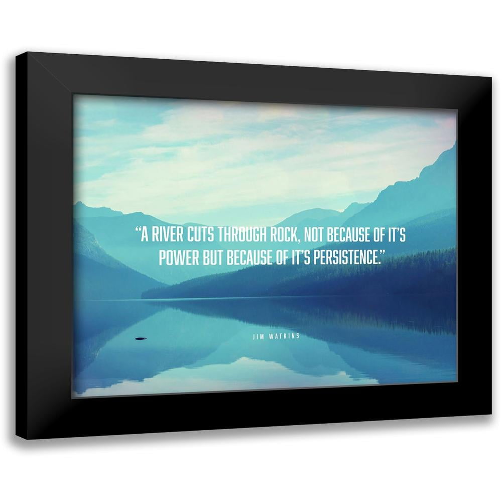 ArtsyQuotes 14x12 Black Modern Framed Museum Art Print Titled - Jim ...