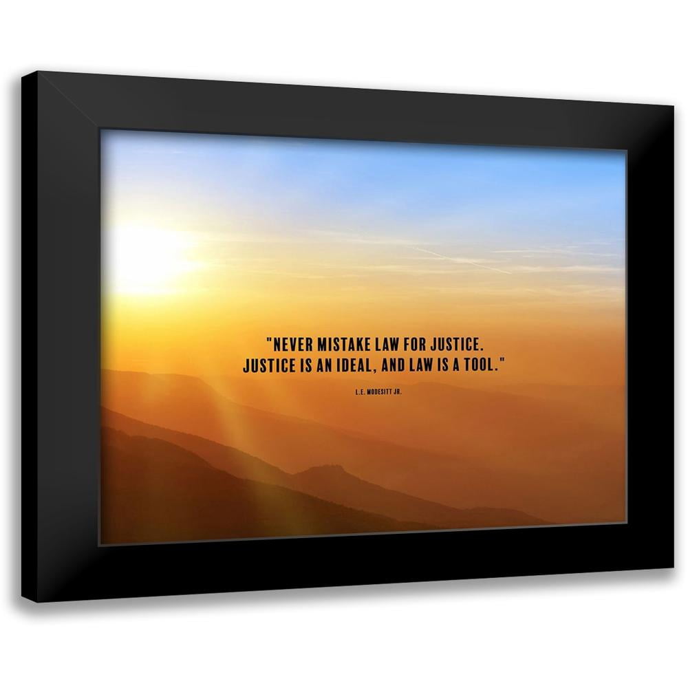 ArtsyQuotes 14x12 Black Modern Framed Museum Art Print Titled - L.E ...