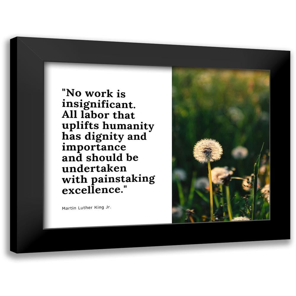 ArtsyQuotes 14x12 Black Modern Framed Museum Art Print Titled - Martin ...