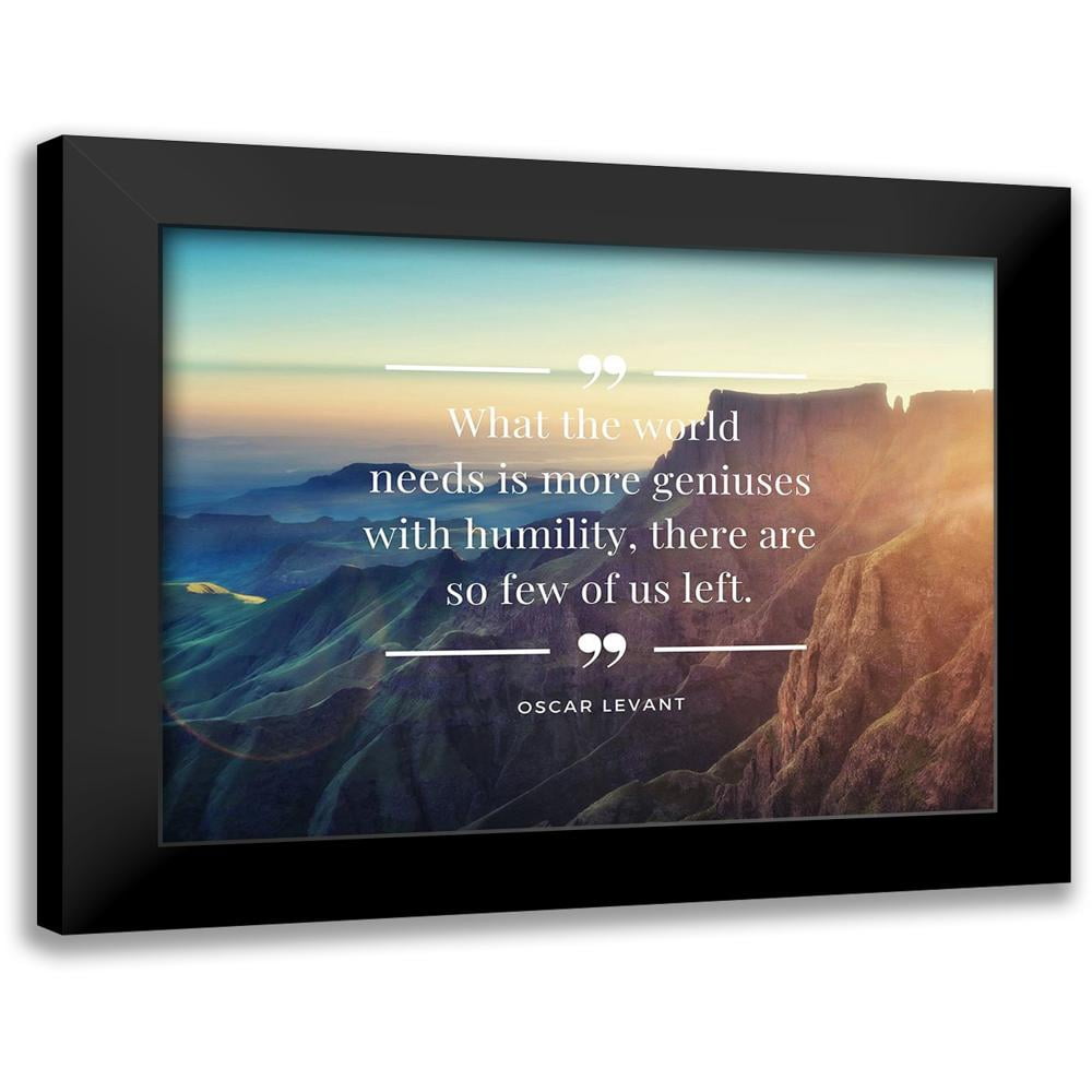 ArtsyQuotes 14x12 Black Modern Framed Museum Art Print Titled - Oscar ...