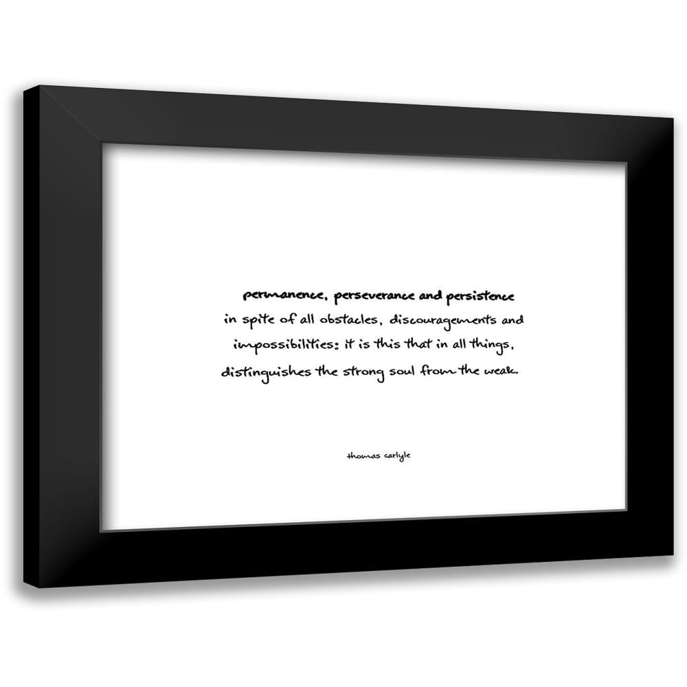 ArtsyQuotes 14x12 Black Modern Framed Museum Art Print Titled - Thomas ...