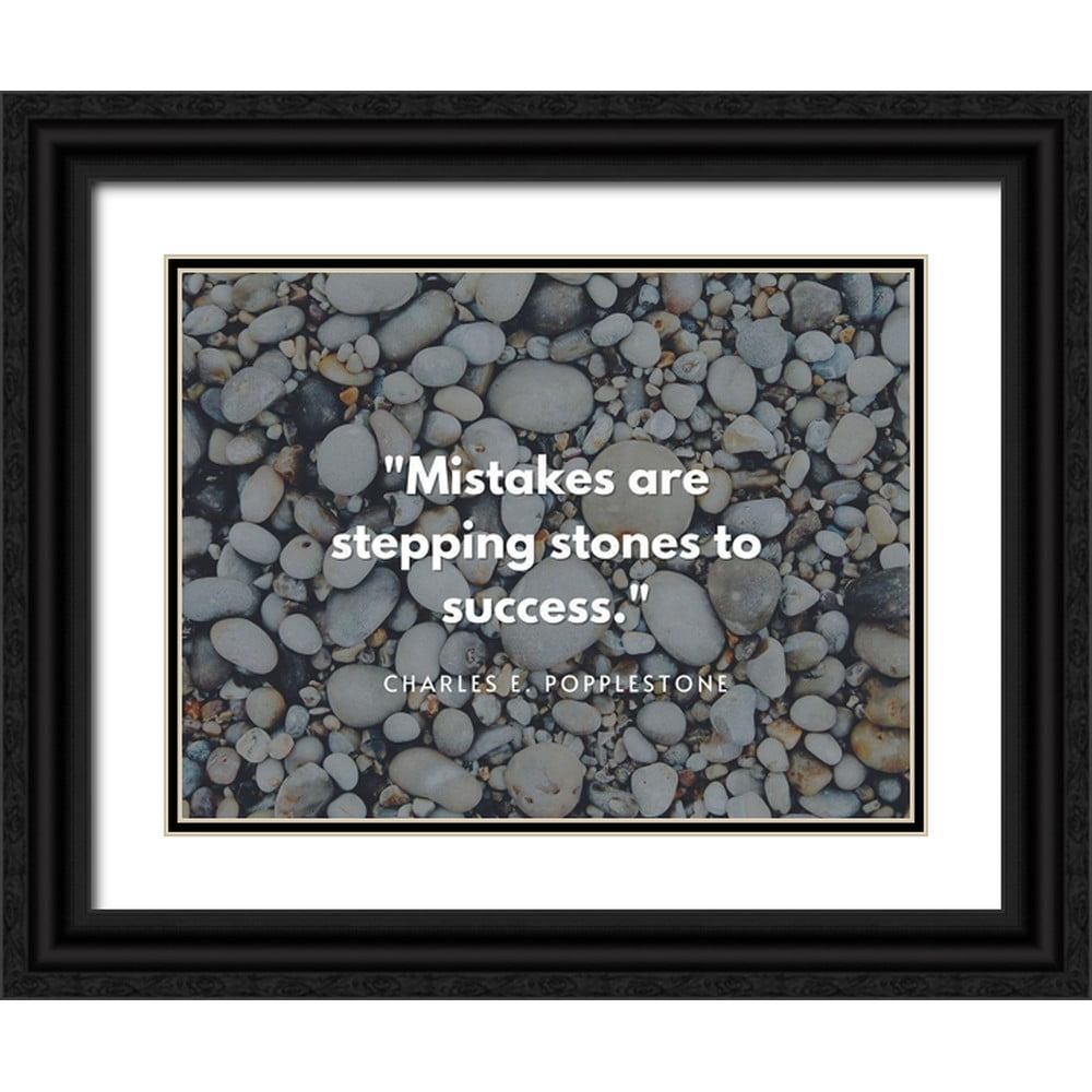 ArtsyQuotes 14x12 Black Ornate Wood Framed with Double Matting Museum ...
