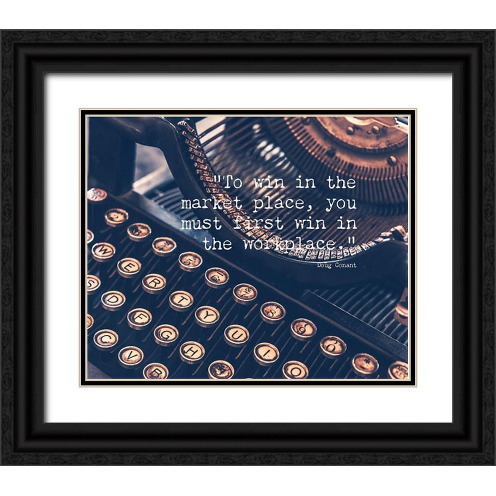 ArtsyQuotes 14x12 Black Ornate Wood Framed with Double Matting Museum ...