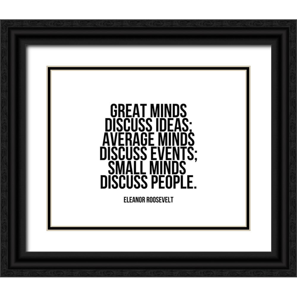 ArtsyQuotes 14x12 Black Ornate Wood Framed with Double Matting Museum ...