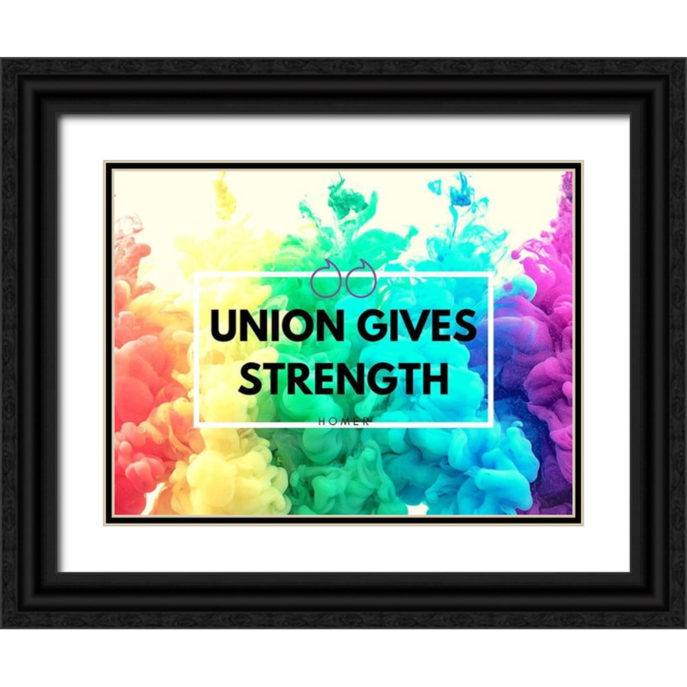 ArtsyQuotes 14x12 Black Ornate Wood Framed with Double Matting Museum ...