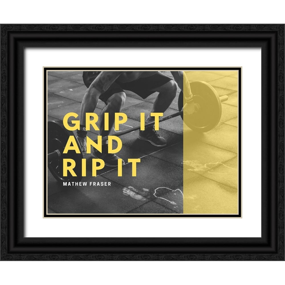 ArtsyQuotes 14x12 Black Ornate Wood Framed with Double Matting Museum ...