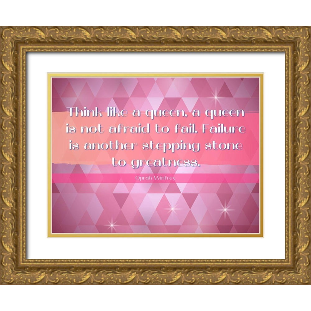 ArtsyQuotes 14x12 Gold Ornate Wood Framed with Double Matting Museum ...