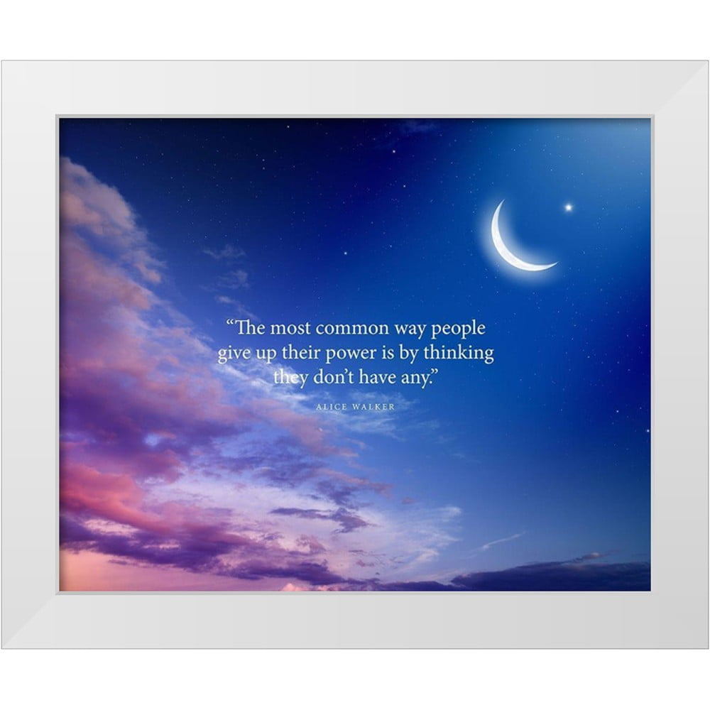 ArtsyQuotes 14x12 White Modern Wood Framed Museum Art Print Titled ...