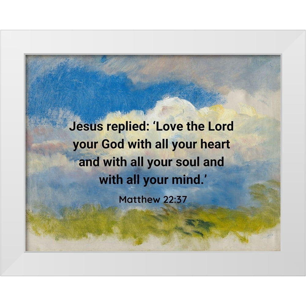 ArtsyQuotes 14x12 White Modern Wood Framed Museum Art Print Titled ...