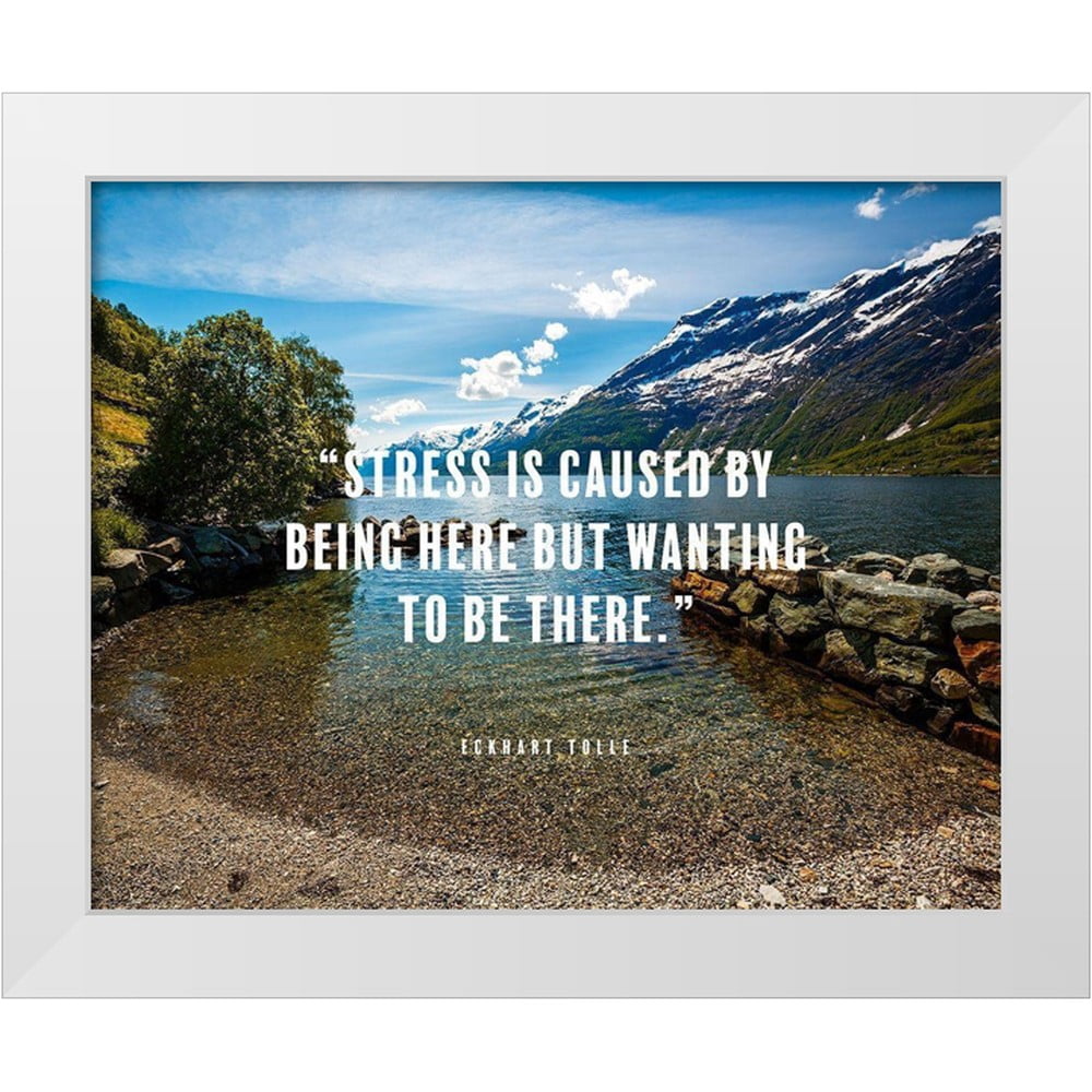 ArtsyQuotes 14x12 White Modern Wood Framed Museum Art Print Titled ...
