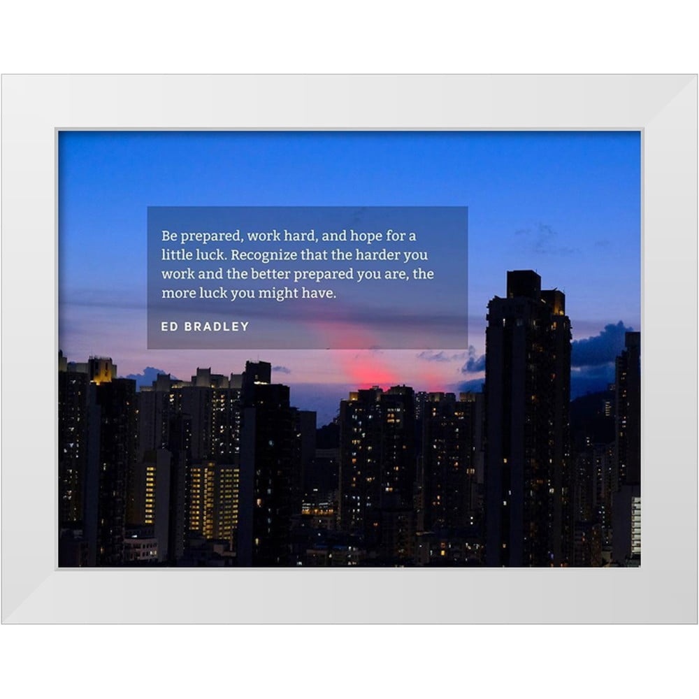 ArtsyQuotes 14x12 White Modern Wood Framed Museum Art Print Titled - Ed ...