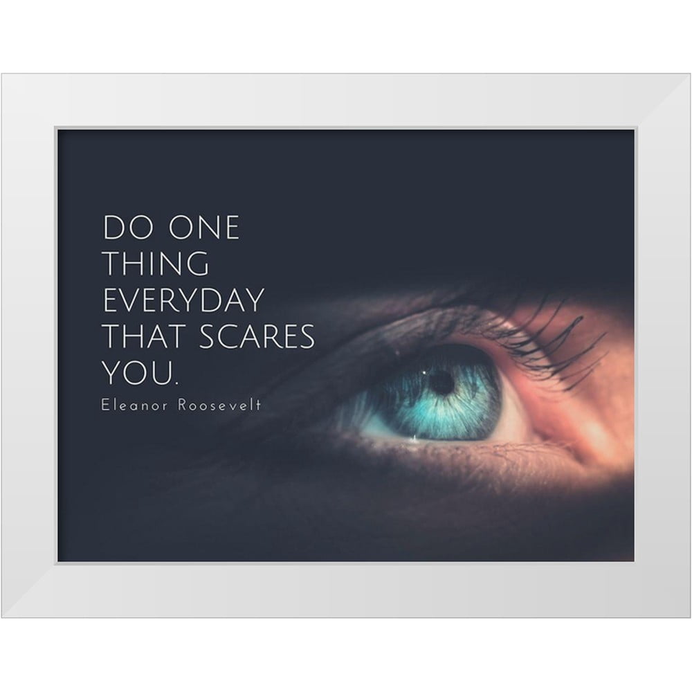 ArtsyQuotes 14x12 White Modern Wood Framed Museum Art Print Titled ...