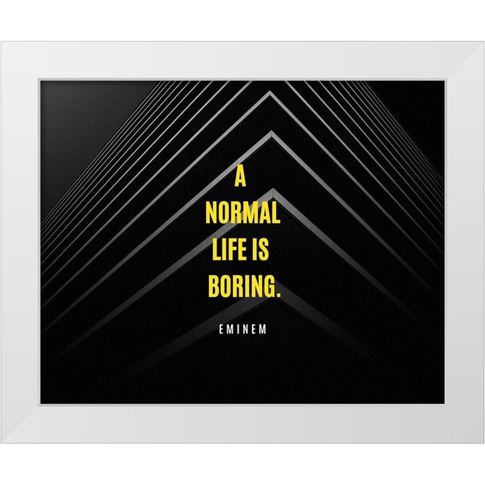 ArtsyQuotes 14x12 White Modern Wood Framed Museum Art Print Titled ...