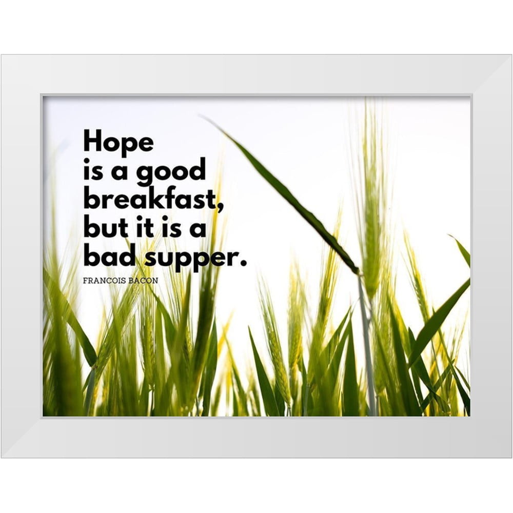 ArtsyQuotes 14x12 White Modern Wood Framed Museum Art Print Titled ...