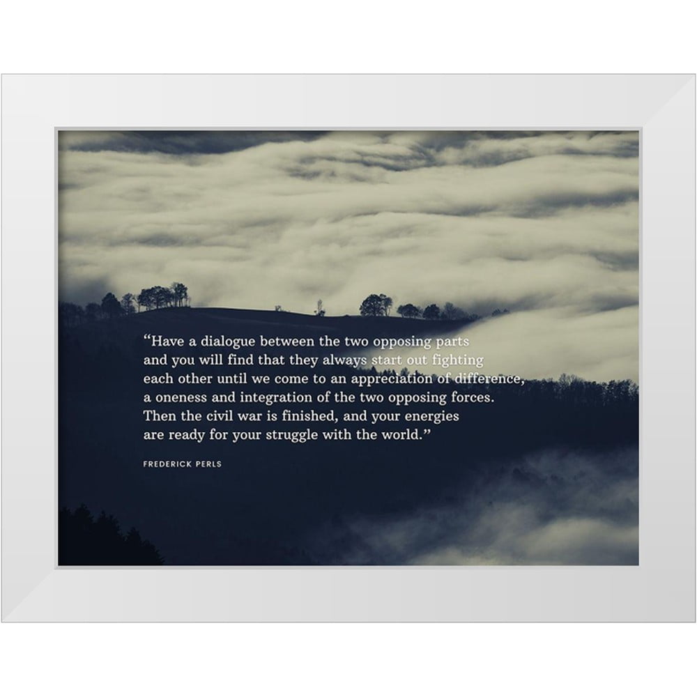ArtsyQuotes 14x12 White Modern Wood Framed Museum Art Print Titled ...
