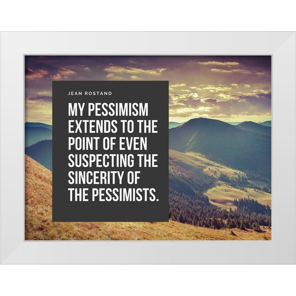 ArtsyQuotes 14x12 White Modern Wood Framed Museum Art Print Titled ...