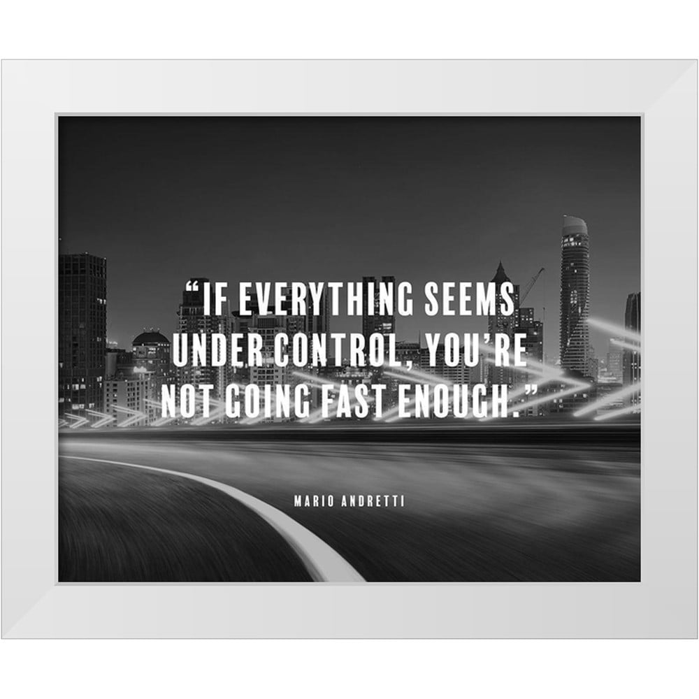 ArtsyQuotes 14x12 White Modern Wood Framed Museum Art Print Titled ...