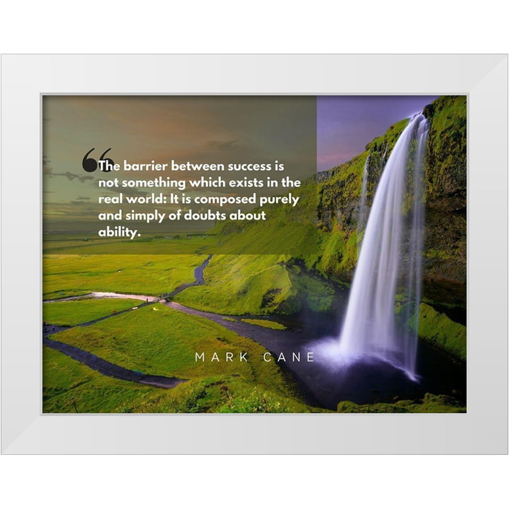 ArtsyQuotes 14x12 White Modern Wood Framed Museum Art Print Titled ...