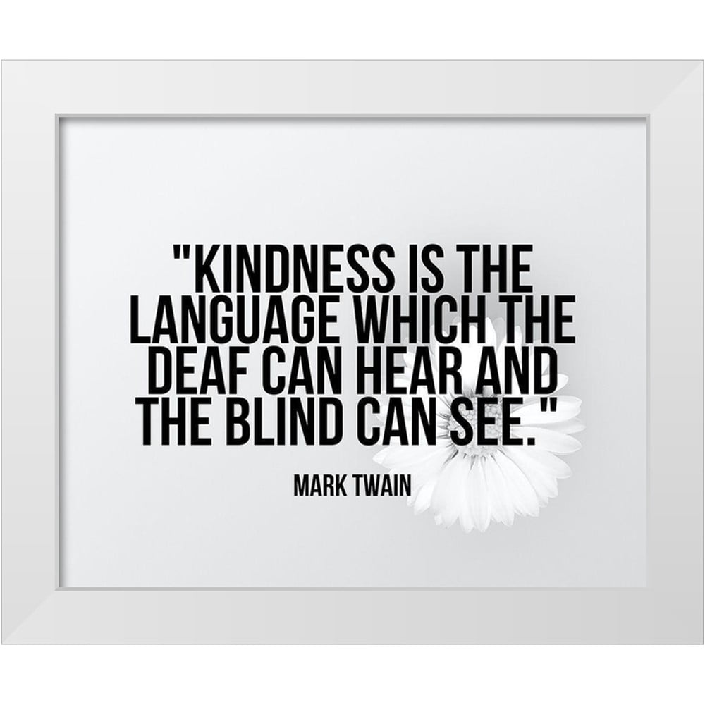 ArtsyQuotes 14x12 White Modern Wood Framed Museum Art Print Titled ...