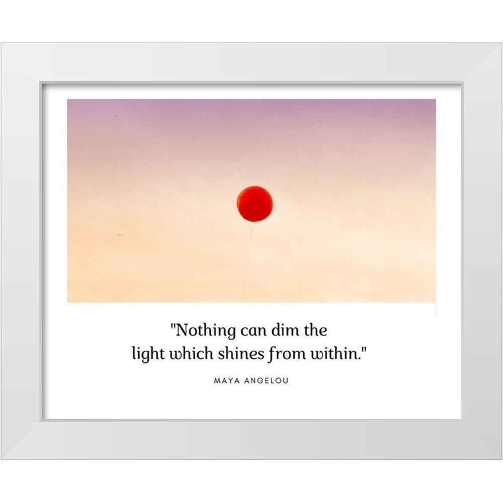 ArtsyQuotes 14x12 White Modern Wood Framed Museum Art Print Titled ...