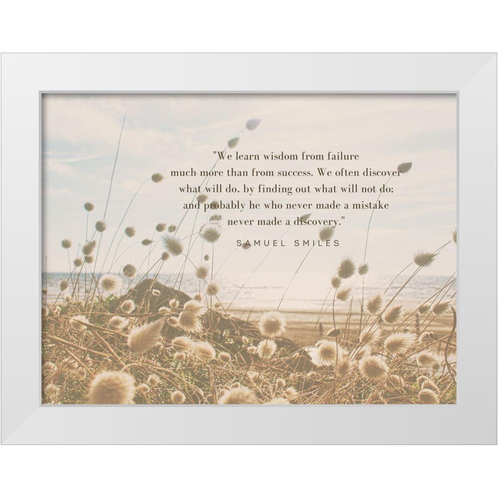 ArtsyQuotes 14x12 White Modern Wood Framed Museum Art Print Titled ...
