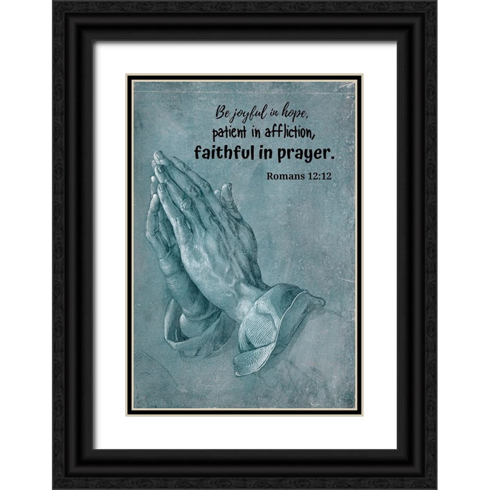 ArtsyQuotes 14x18 Black Ornate Wood Framed with Double Matting Museum ...