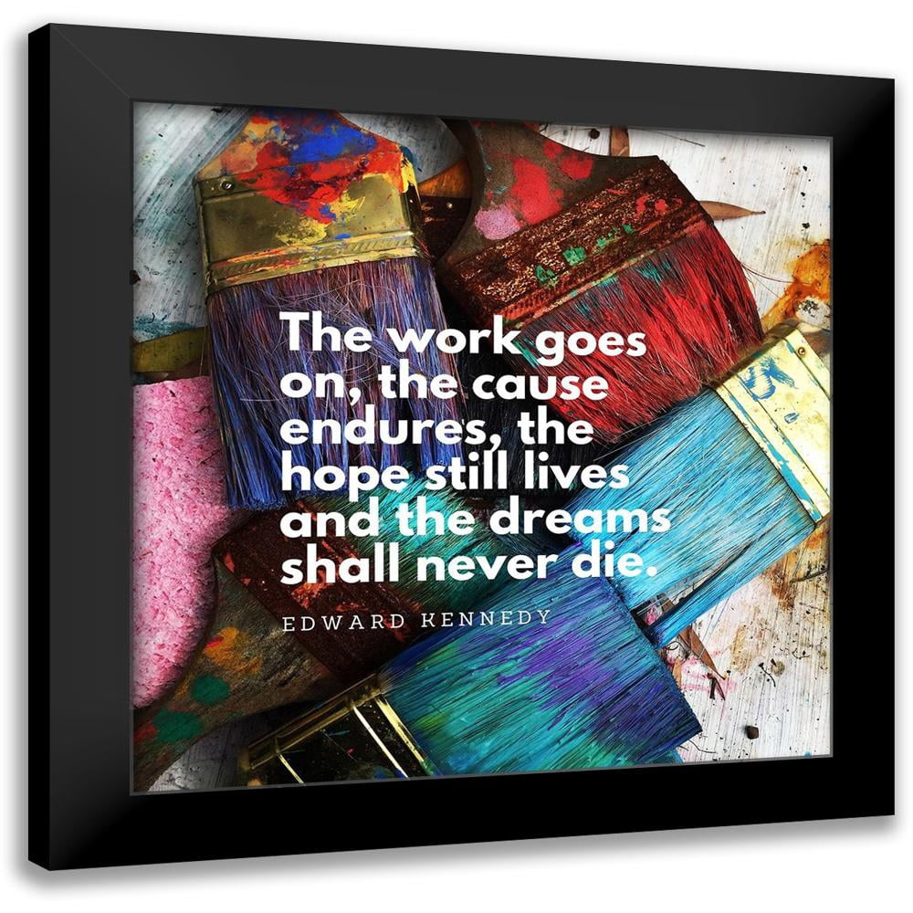 ArtsyQuotes 15x15 Black Modern Framed Museum Art Print Titled - Edward ...