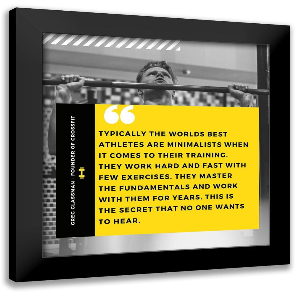 ArtsyQuotes 15x15 Black Modern Framed Museum Art Print Titled - Greg ...