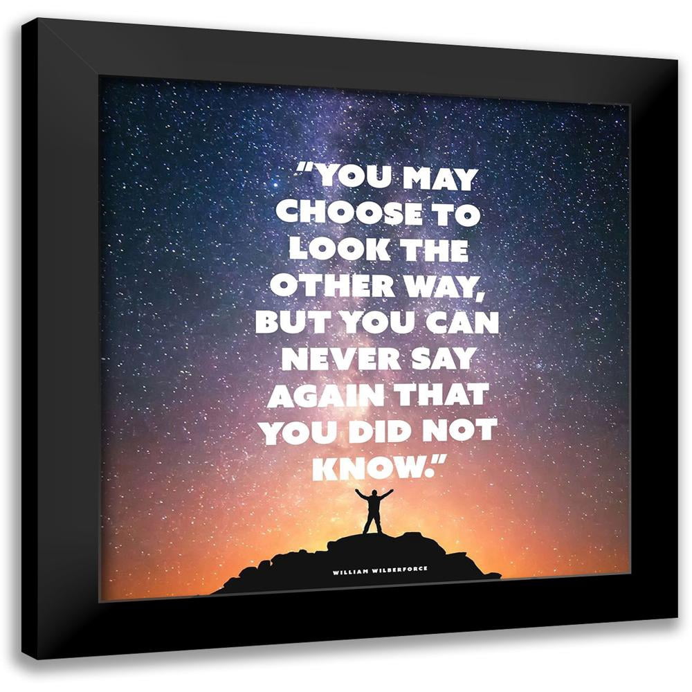 ArtsyQuotes 15x15 Black Modern Framed Museum Art Print Titled - William ...