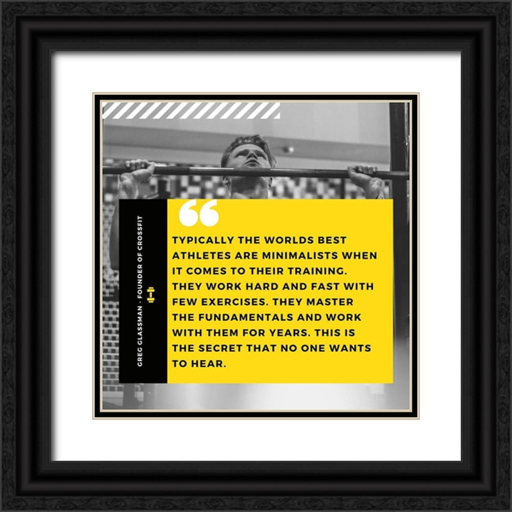 ArtsyQuotes 15x15 Black Ornate Wood Framed with Double Matting Museum ...