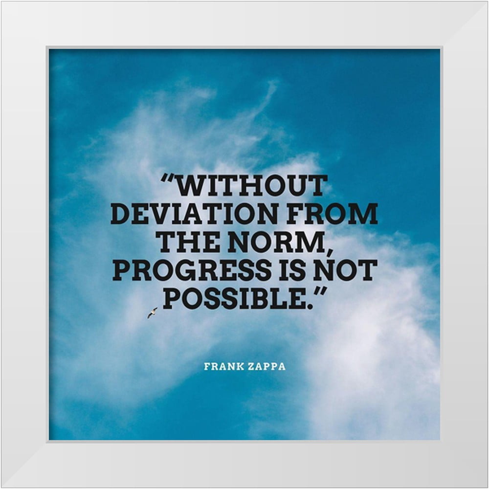 ArtsyQuotes 15x15 White Modern Wood Framed Museum Art Print Titled ...