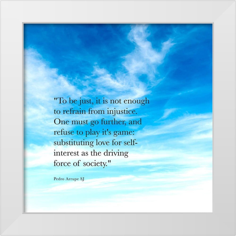 ArtsyQuotes 15x15 White Modern Wood Framed Museum Art Print Titled ...