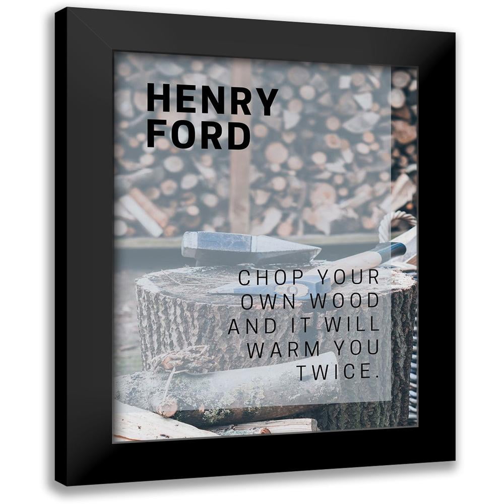 ArtsyQuotes 15x18 Black Modern Framed Museum Art Print Titled - Henry ...