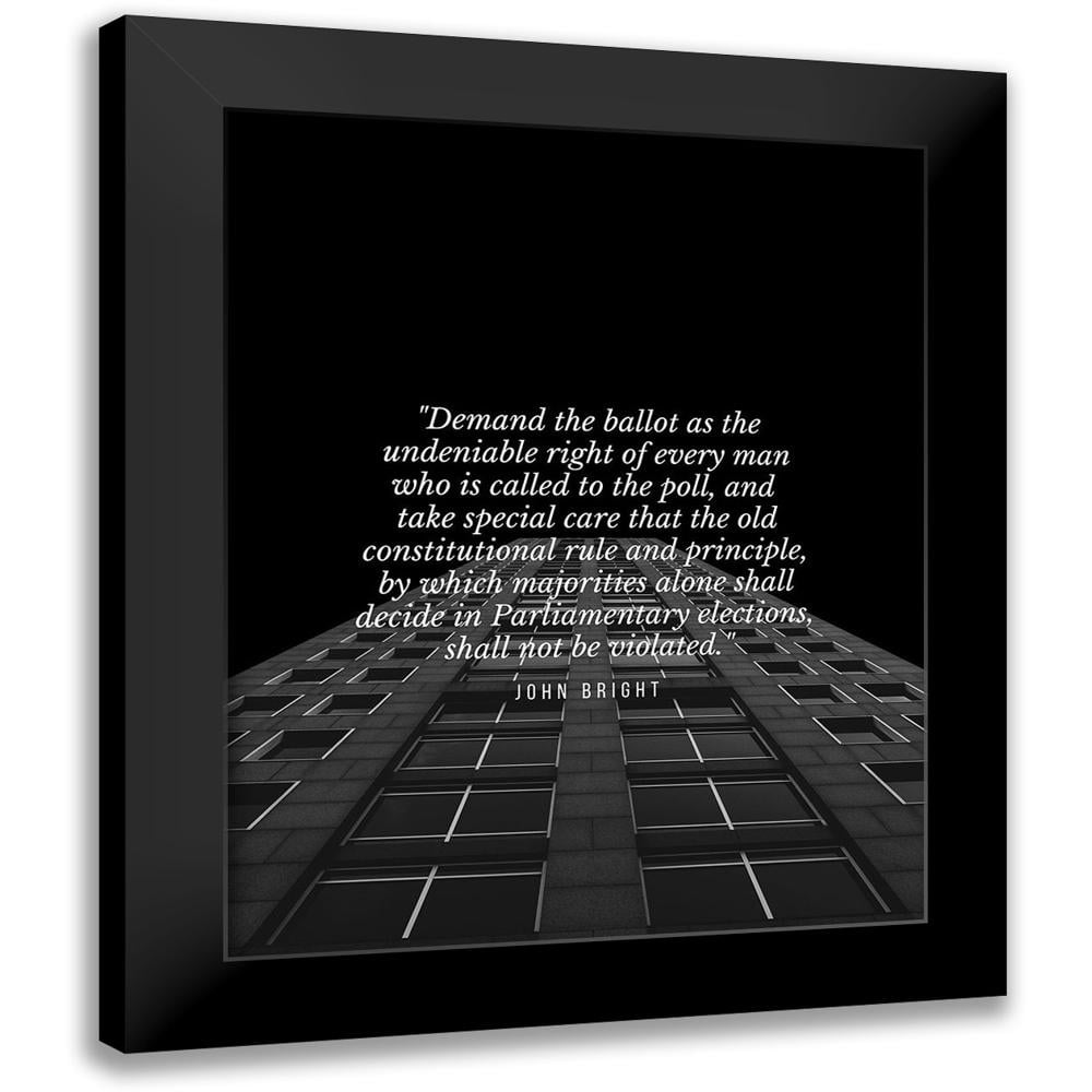 ArtsyQuotes 15x18 Black Modern Framed Museum Art Print Titled - John ...