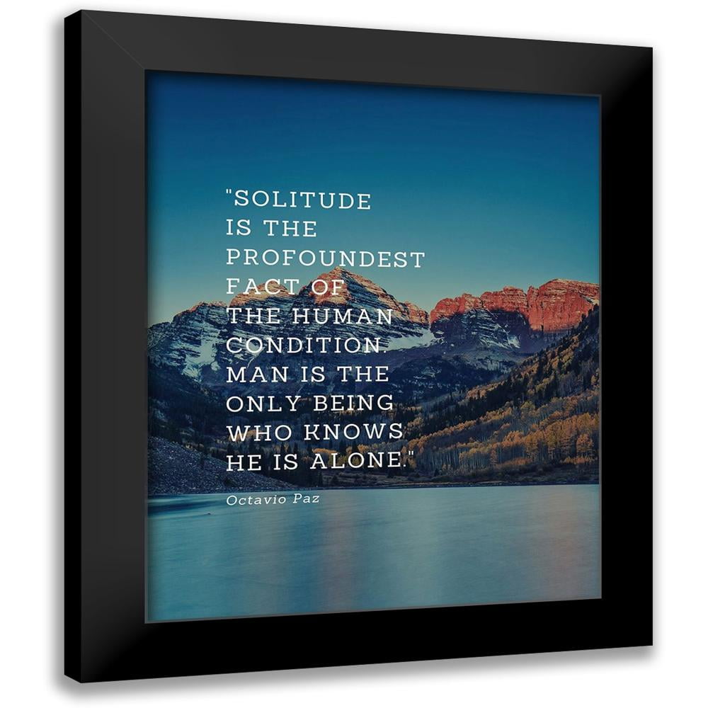 ArtsyQuotes 15x18 Black Modern Framed Museum Art Print Titled - Octavio ...