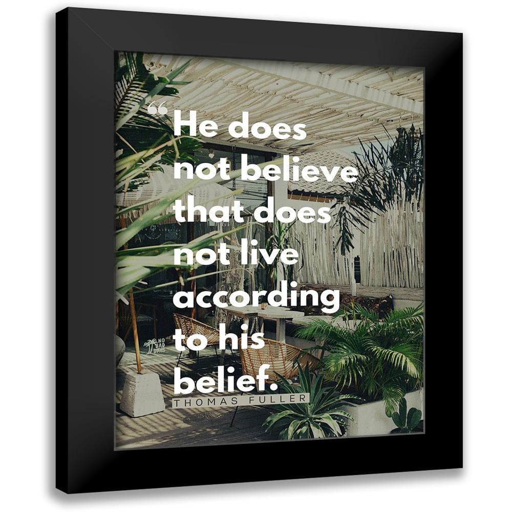 ArtsyQuotes 15x18 Black Modern Framed Museum Art Print Titled - Thomas ...