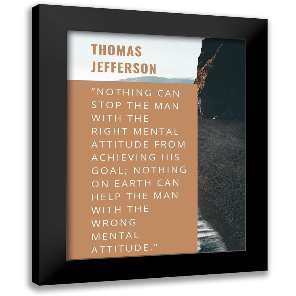 ArtsyQuotes 15x18 Black Modern Framed Museum Art Print Titled - Thomas ...