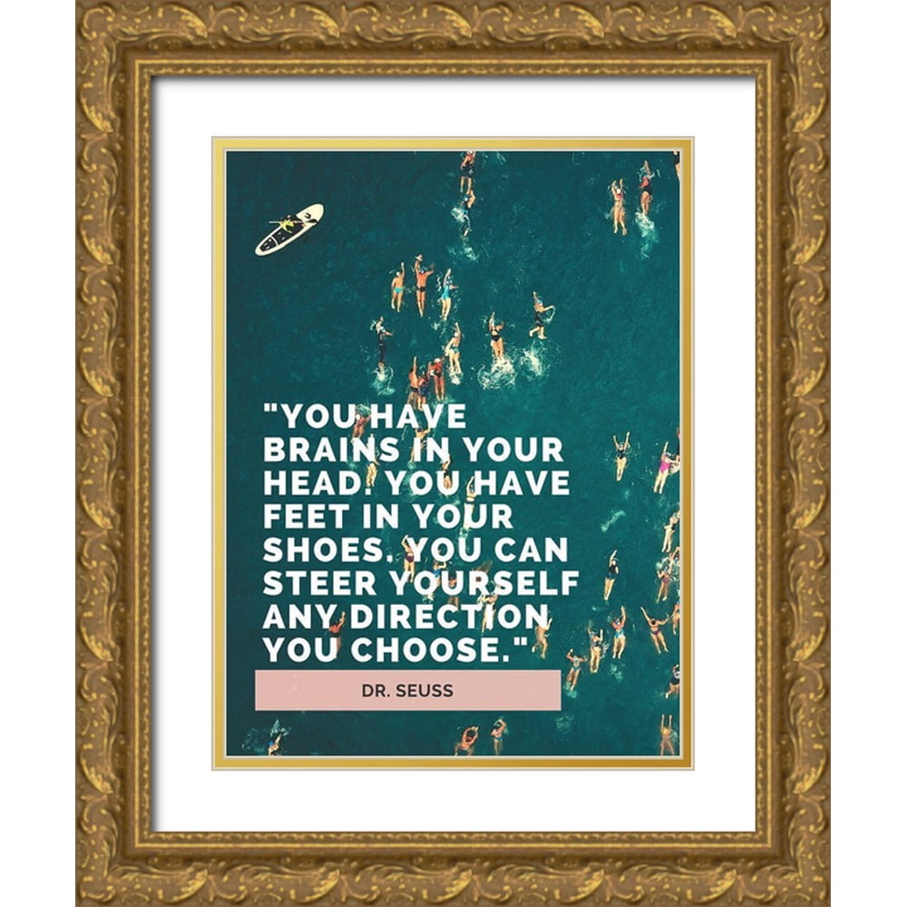 ArtsyQuotes 15x18 Gold Ornate Wood Framed with Double Matting Museum ...
