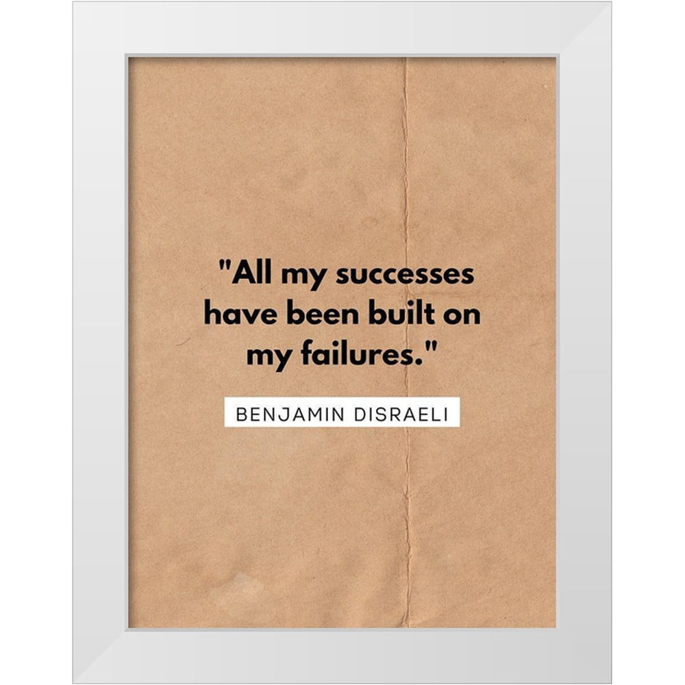 ArtsyQuotes 15x18 White Modern Wood Framed Museum Art Print Titled ...