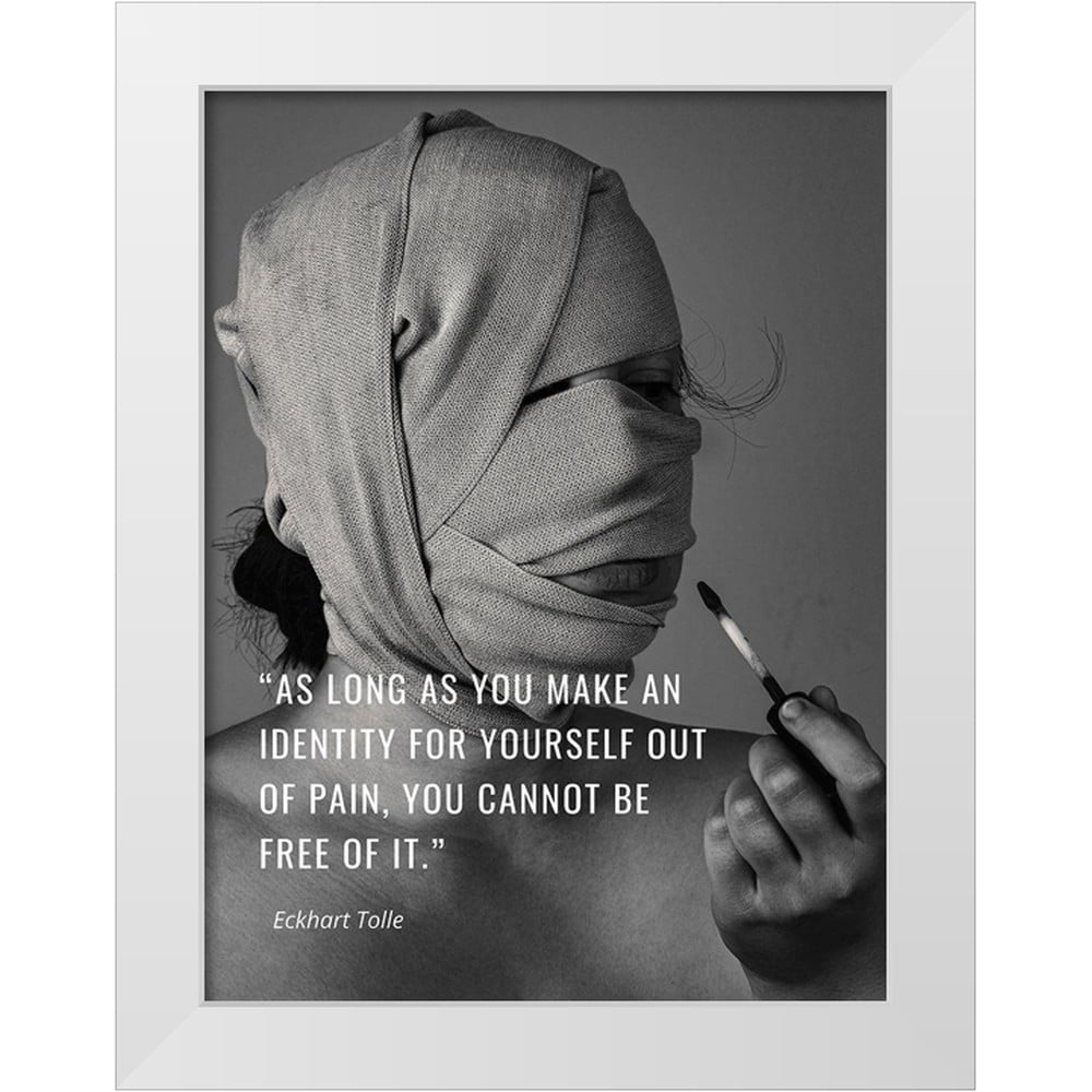 ArtsyQuotes 15x18 White Modern Wood Framed Museum Art Print Titled ...
