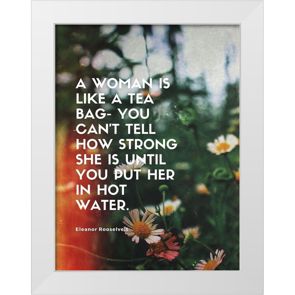 ArtsyQuotes 15x18 White Modern Wood Framed Museum Art Print Titled ...