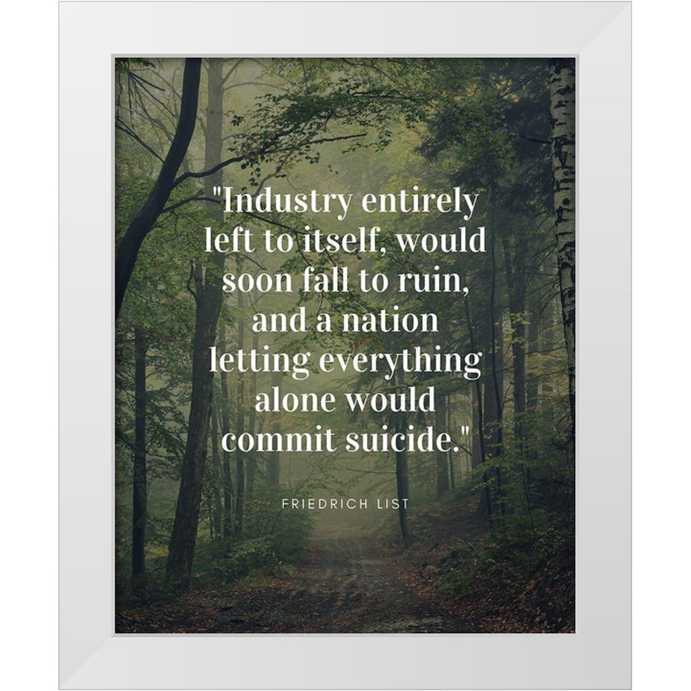 ArtsyQuotes 15x18 White Modern Wood Framed Museum Art Print Titled ...